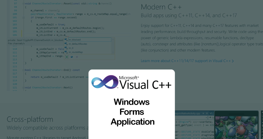 Visual C Tutorial 1 Windows Forms Application Getting
